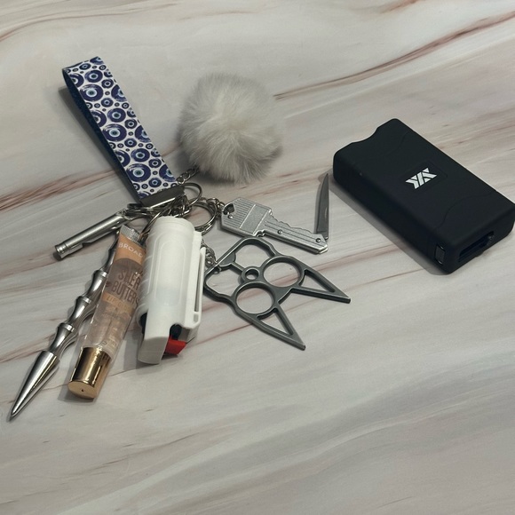 Accessories | Ultimate White Evil Eye Self Defense Keychain | Poshmark